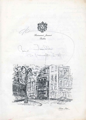 "Restaurant Jammet, Menu, Cover" by Restaurant Jammet
