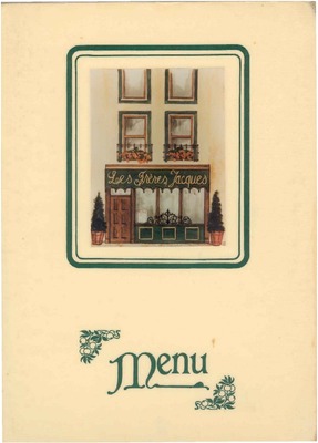 "Restaurant Jammet, Menu Cover, 1940" by Restaurant Jammet