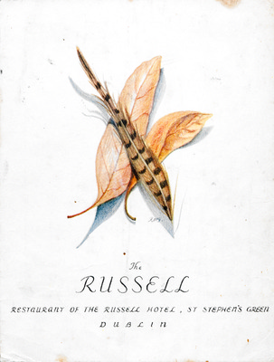"Russell Restaurant, Dublin, Menu, 18 November 1963" by Russell Hotel