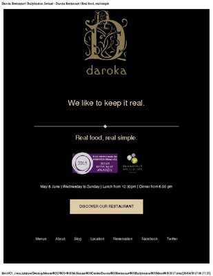 "Daroka Restaurant Ballybunion Menu 2017" by Daroka Restaurant