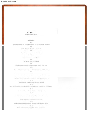 "Shu Restaurant Belfast Menu 2017" by Shu Restaurant