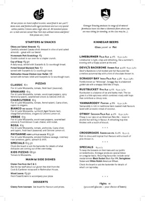 "The Tap Room Rathmullan House Menus 2017" by The Tap Room
