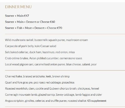 "The Tannery Restaurant Menu 2020" by The Tannery Restaurant