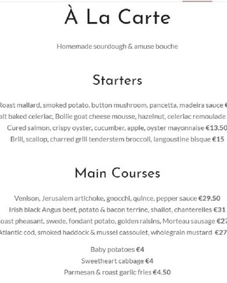 "Canteen Celbridge Restaurant Menu 2020" by Canteen Restaurant